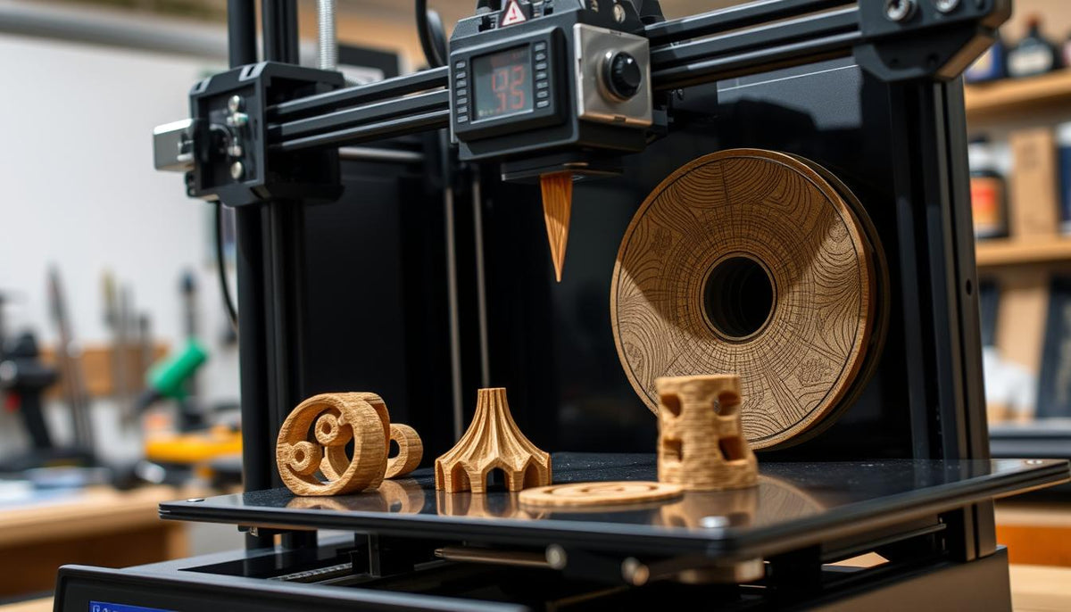 Wat je moet weten over het printen met hout-gevuld filament | 3D Deskundige Filament blog
